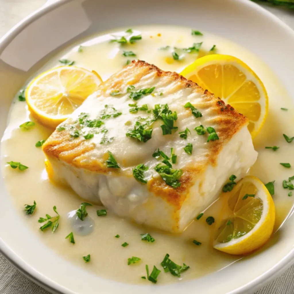 Delicious Baked Cod in Coconut Lemon Cream Sauce – The Perfect Seafood ...
